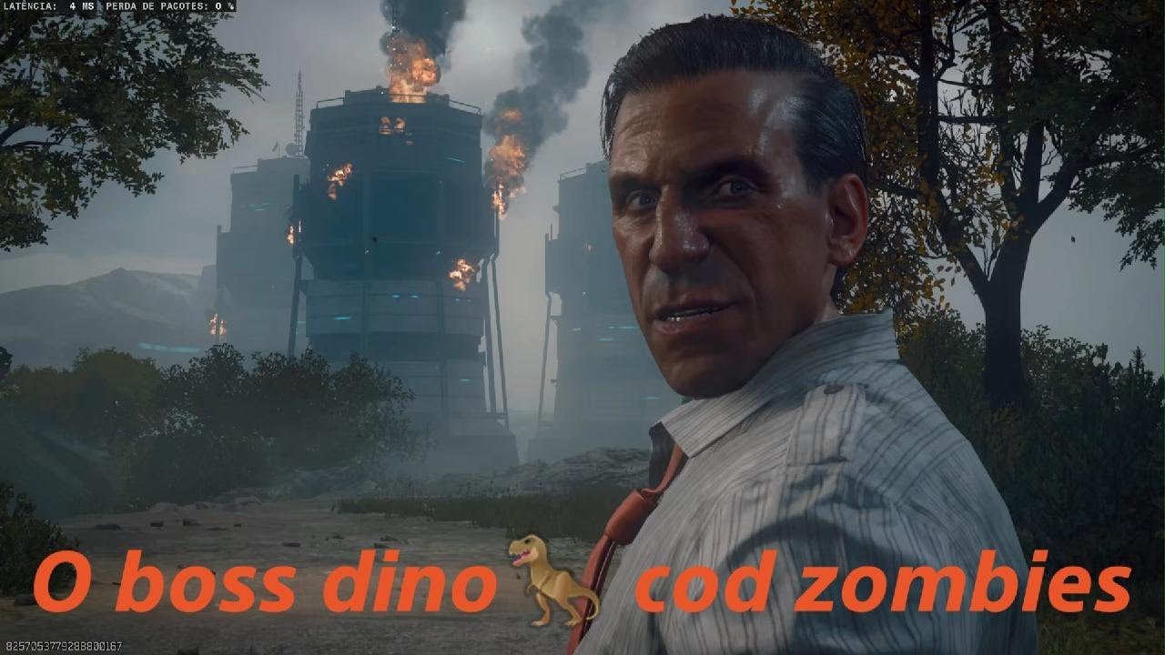 Cod zombies, véu despedaçado, boss final Dino - YouTube