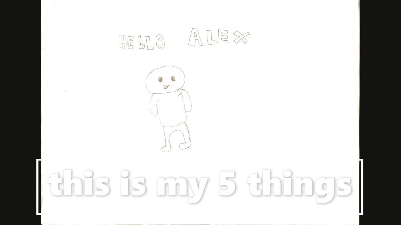 Hey Alex, It's my 5 things - YouTube