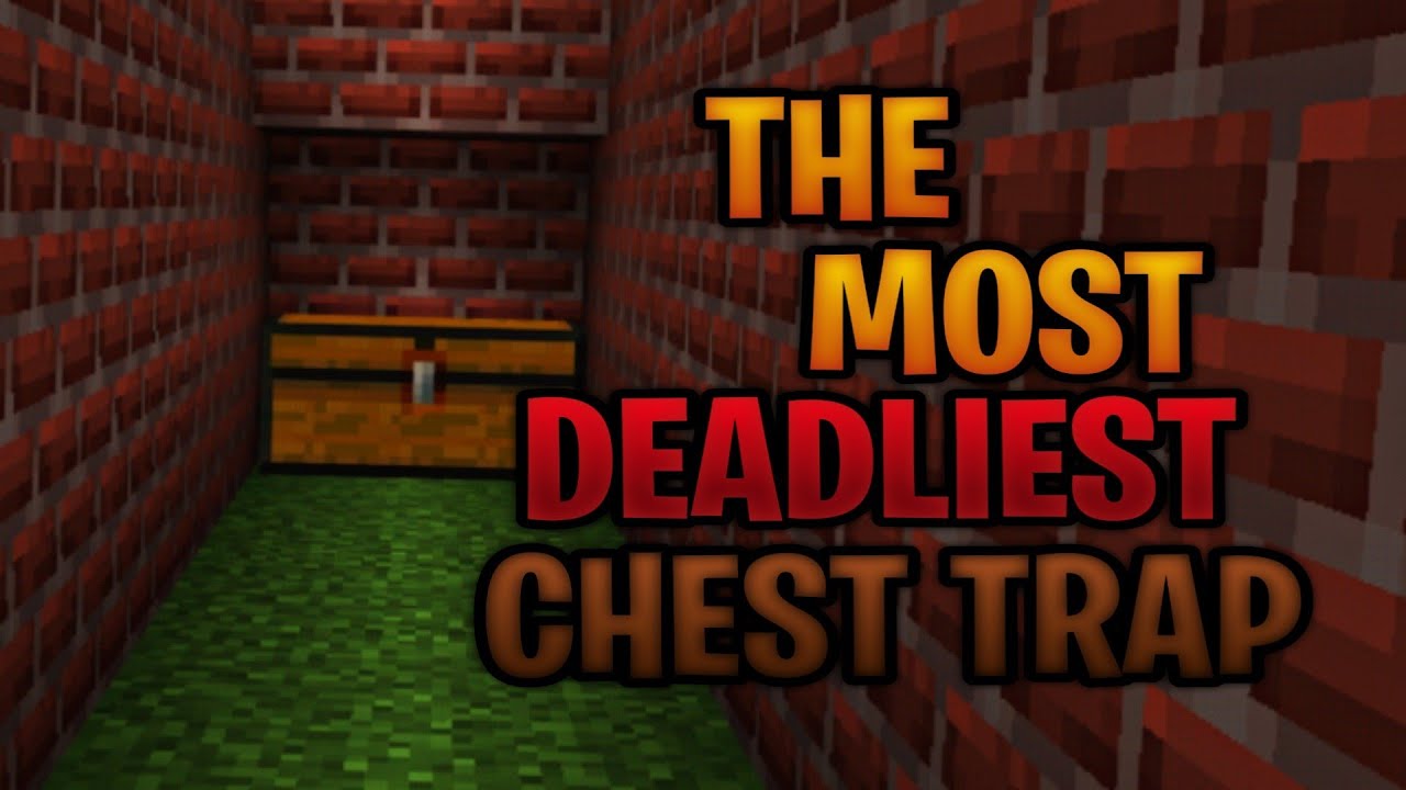 HOW TO MAKE THE MOST DEADLIEST CHEST TRAP EVER IN MINECRAFT ...