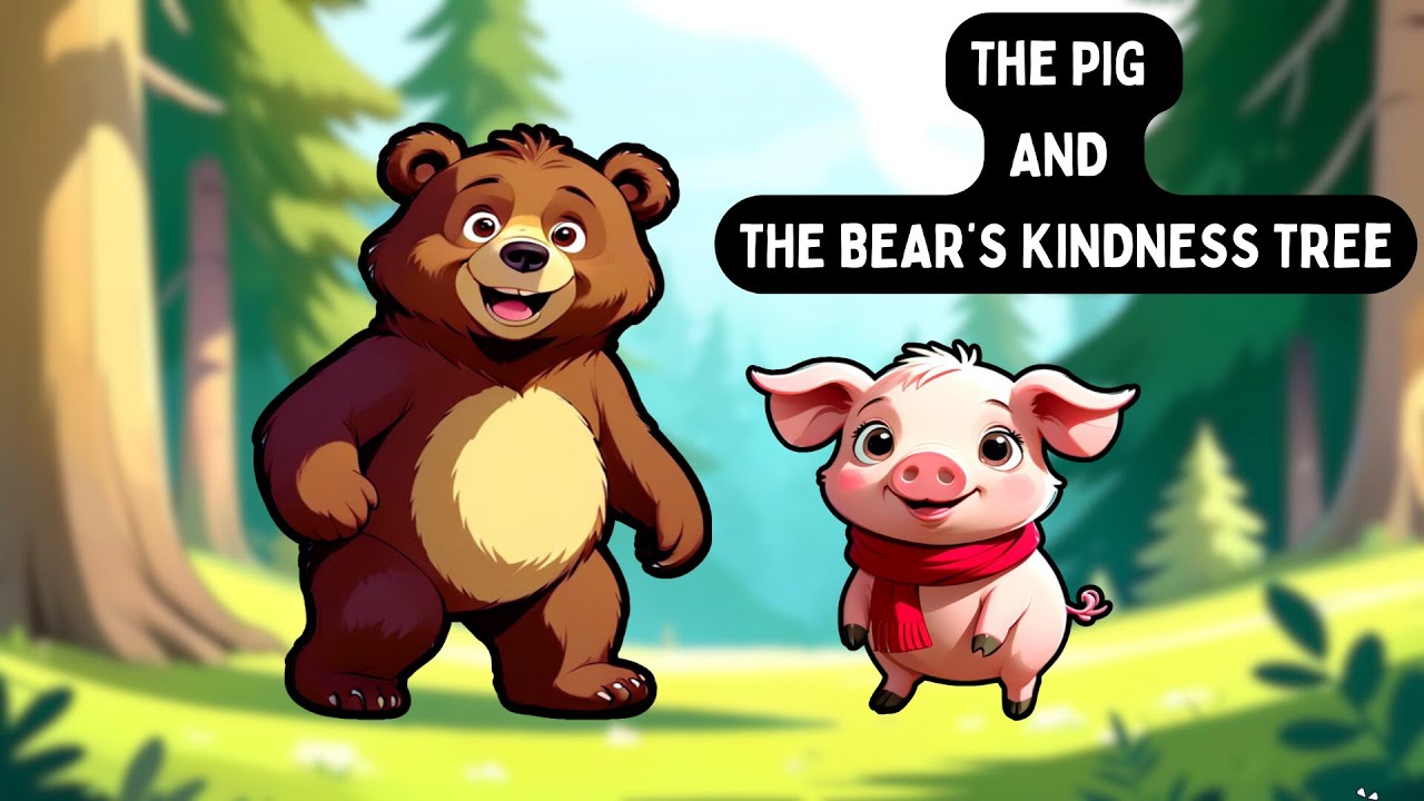 The Pig and the Bear's Kindness Tree | Bedtime stories | Moral stories ...