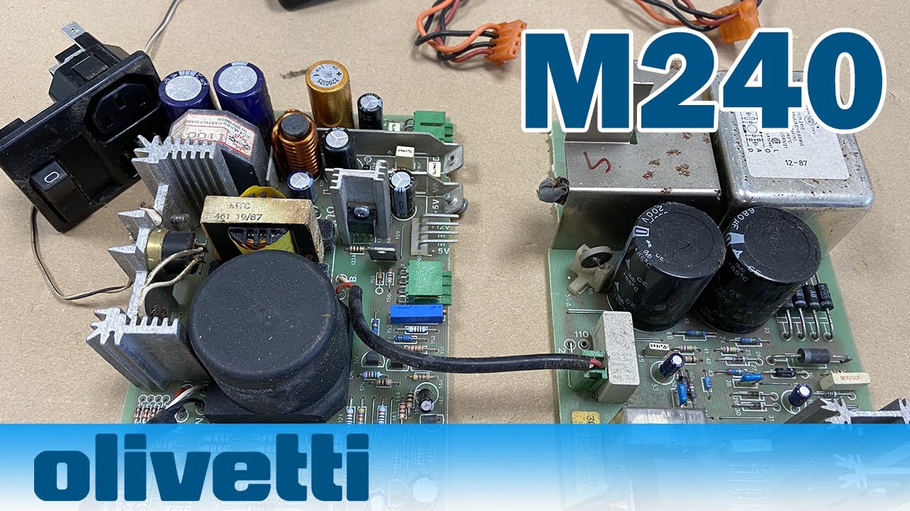 Olivetti M240 8086 - 3 x Rusty Computers - Part 6 - The Power Supplies ...