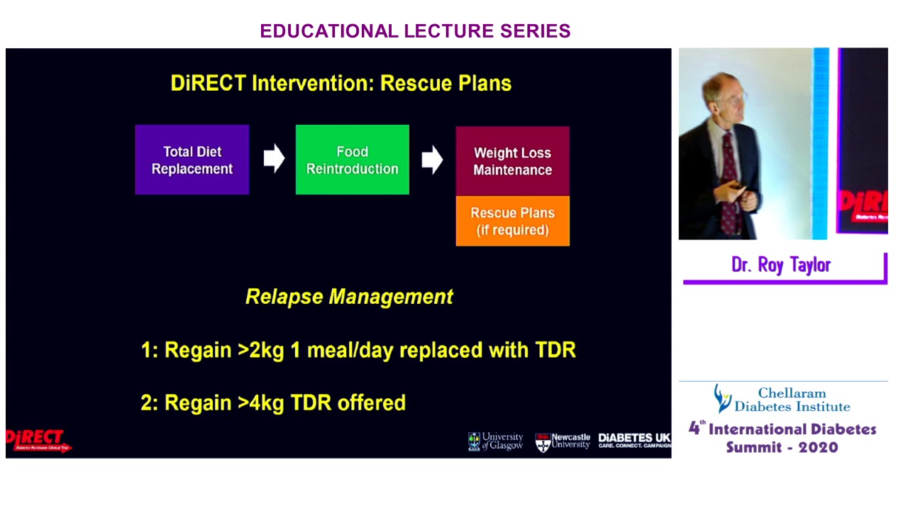 Achieving diabetes remission in the real world By Dr ROY TAYLOR - YouTube