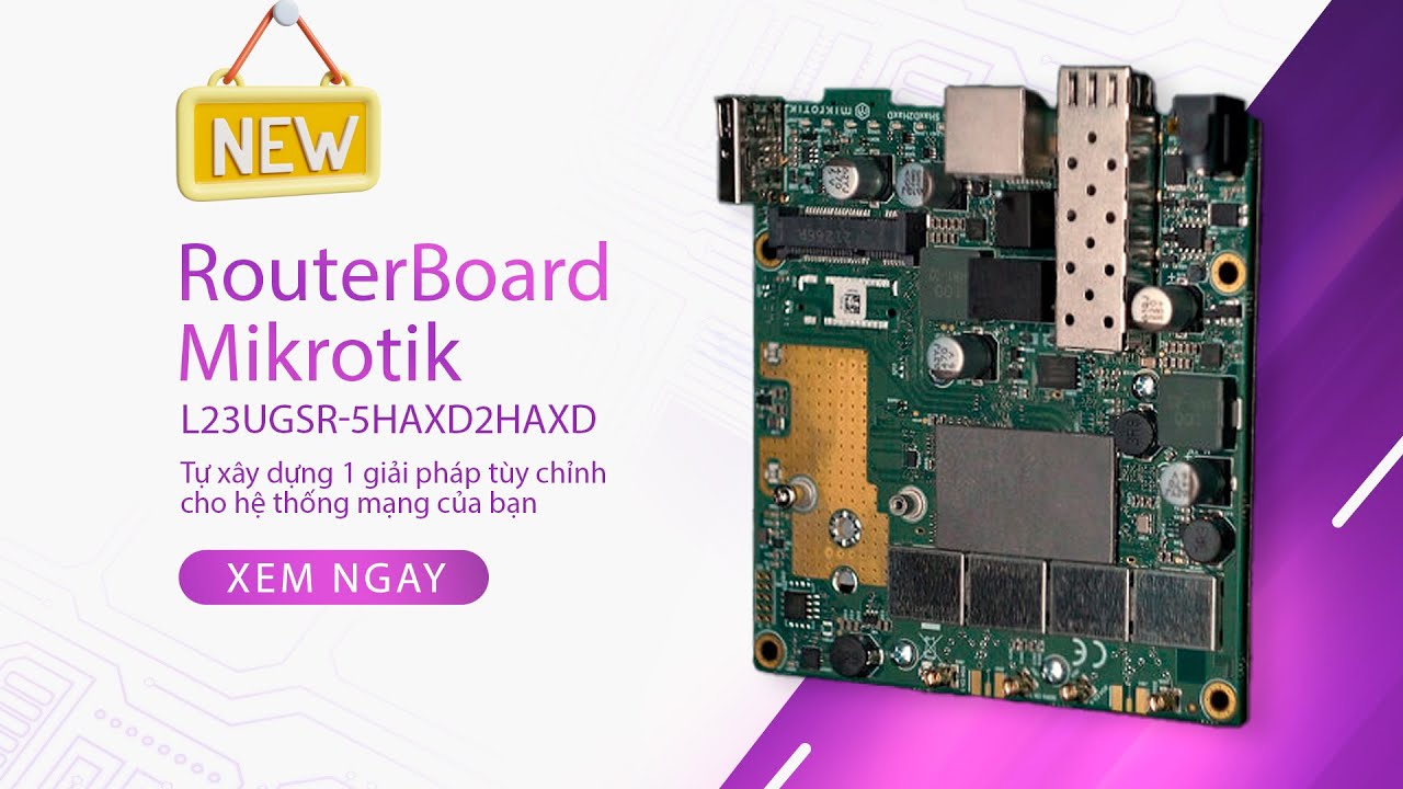 Review Sản phẩm mới MikroTik: L23 RouterBOARD (L23UGSR-5HaxD2HaxD ...