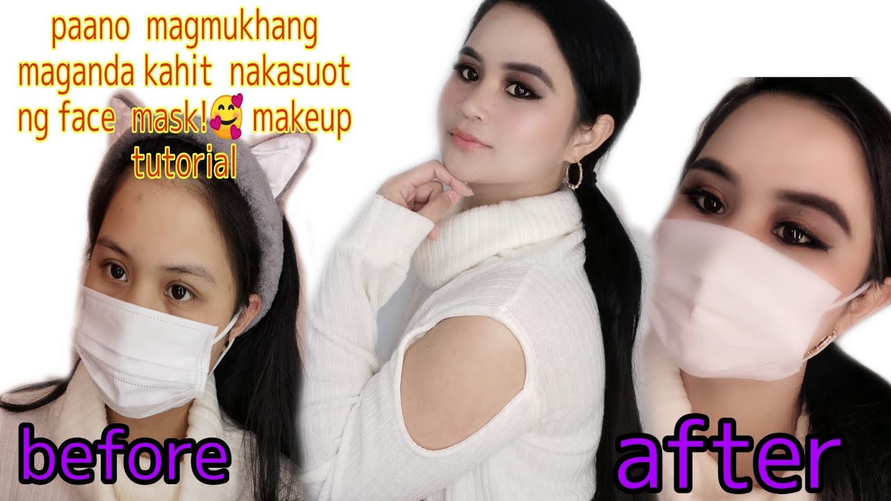 beautiful eye &face with mask makeup tutorial step bystep#vlog11 - YouTube