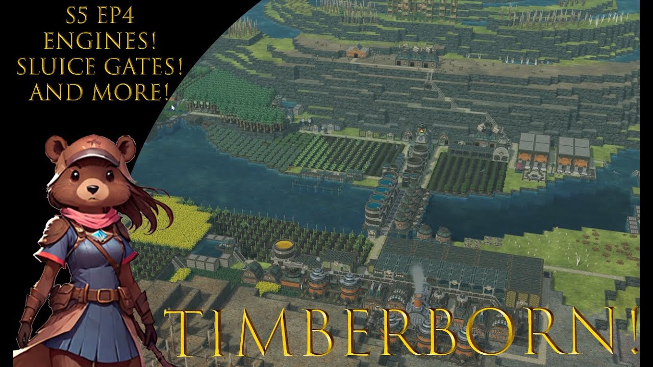 Beavers and Engines everywhere! One step closer to TubeWays! Timberborn ...