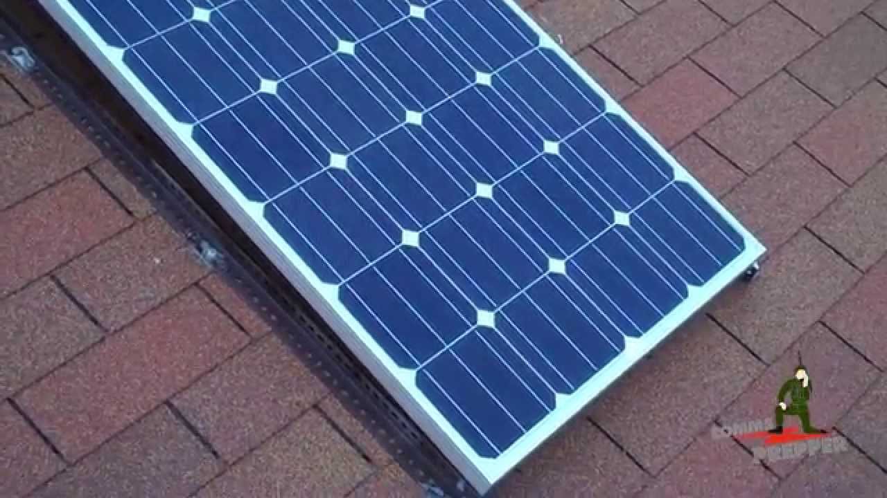 Off-Grid Solar Panel Installation - YouTube