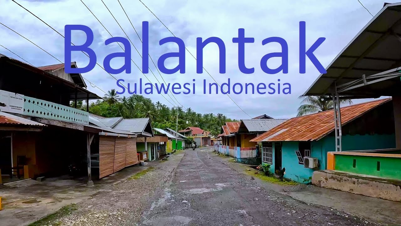 Driving to Balantak Sulawesi tengah Indonesia - YouTube