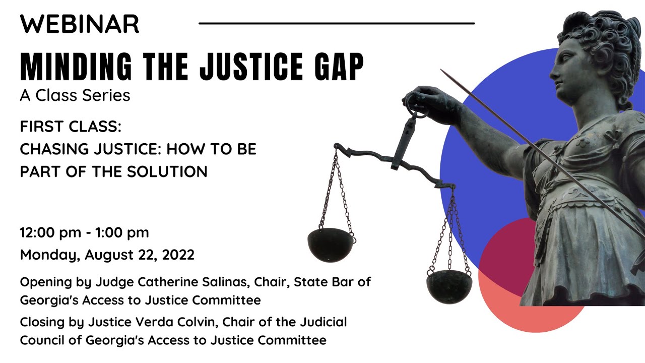 Minding the Justice Gap - Chasing Justice: How to Be Part of the ...