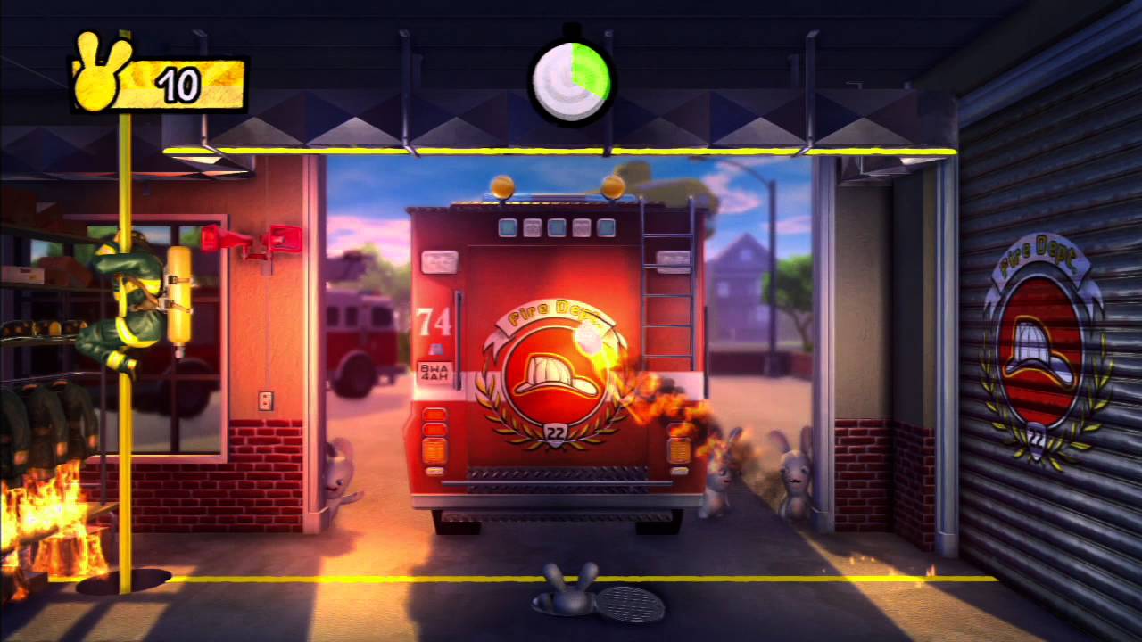 Rabbids Alive & Kicking Flaming Balls of Fire - YouTube
