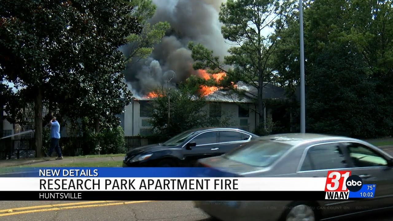 Research Park Apartment Fire - YouTube