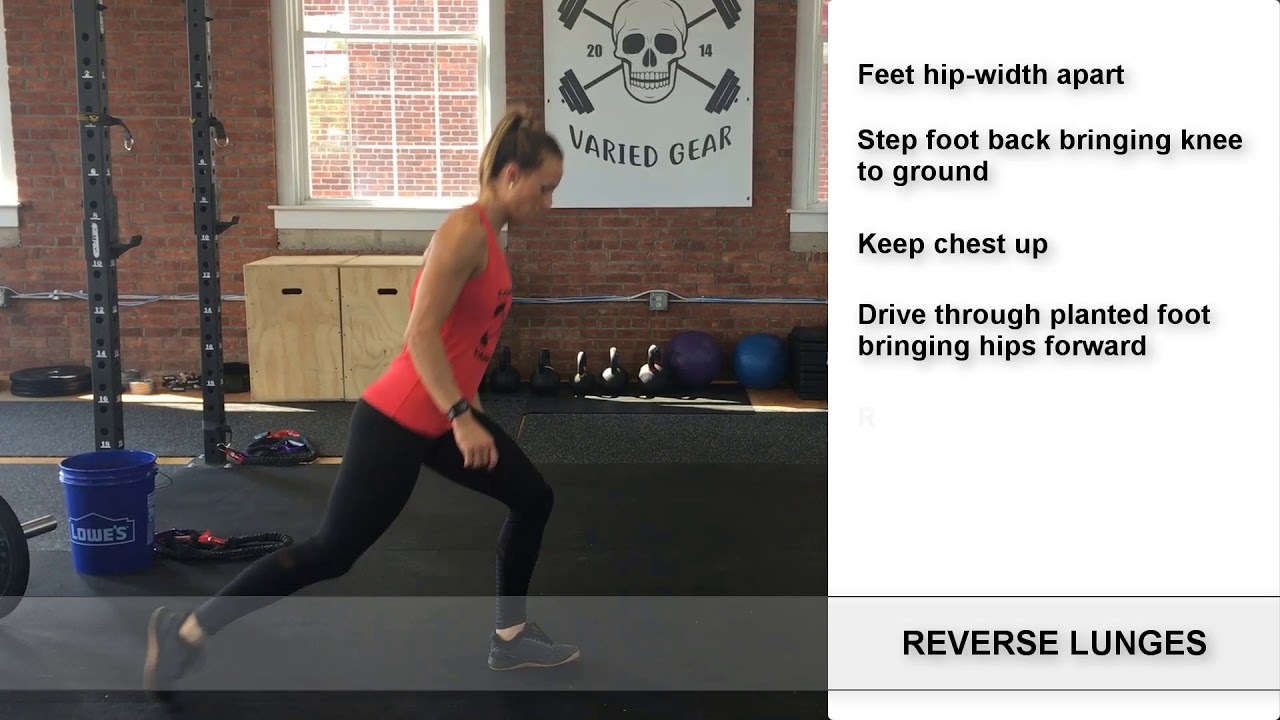 TTSL Daily Movement | How To Do Reverse Lunges - YouTube
