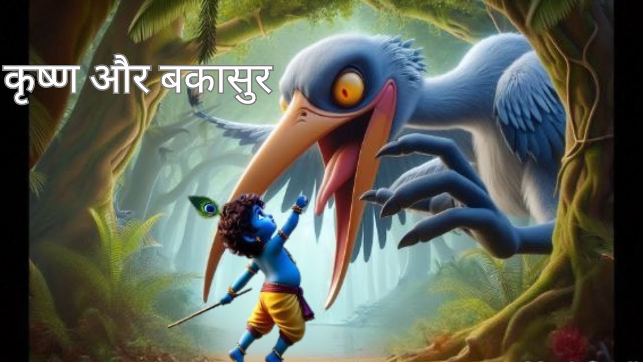 कृष्ण और बकासुर l बकासुर वध l Krishna Aur Bakasur Yudh - YouTube