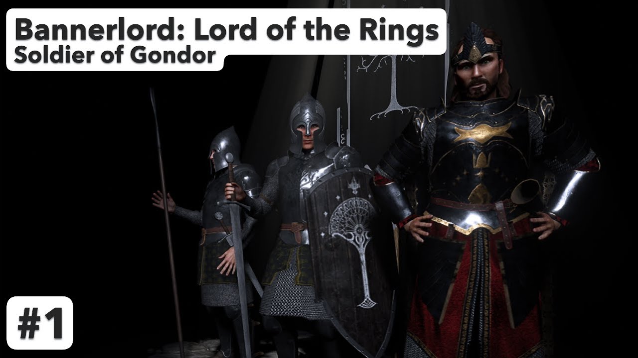 Starting as a Gondor Soldier in Middle-earth! | Bannerlord: Tales from ...