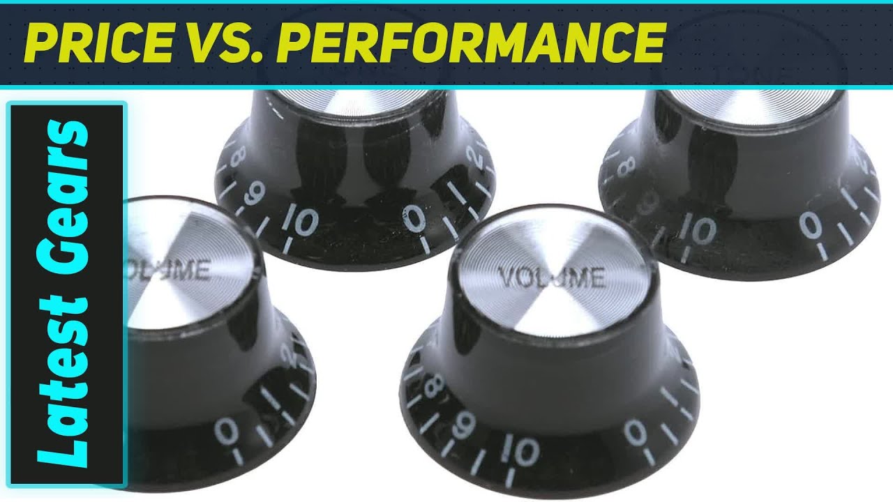 Best 4PCS Black Speed Knobs for Gibson Les Paul Guitar - YouTube