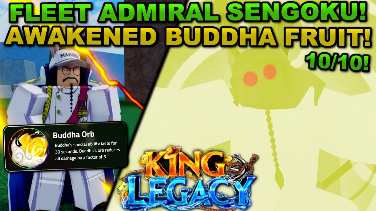 Awakening The *NEW* Buddha Fruit In Roblox King Legacy... Here's What ...