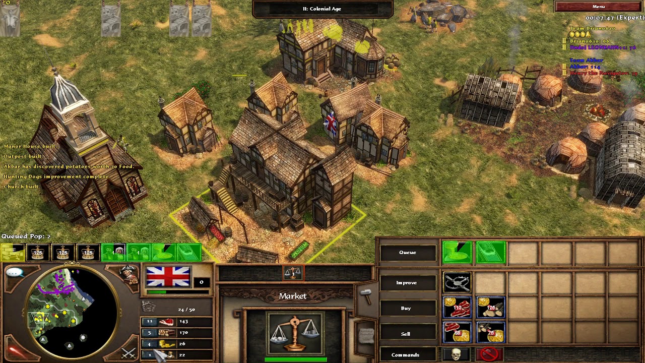Age of Empires 3 British Gameplay 5 - YouTube