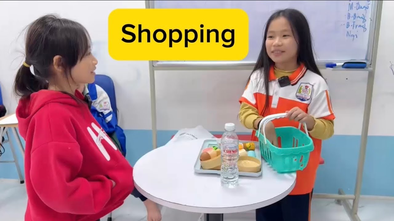 ROLE -PLAY PRACTICE ENGLISH SPEAKING: SHOPPING FOR FOOD - YouTube