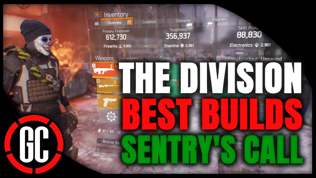 The Division Best Builds | "CLASSIFIED SENTRY'S CALL" - YouTube