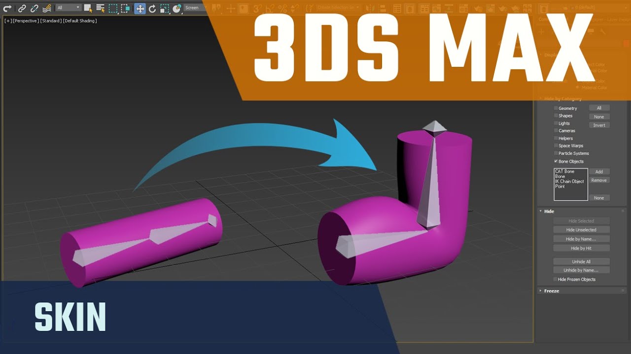 3DS Max | Skin [Tutorial] [Español] - YouTube