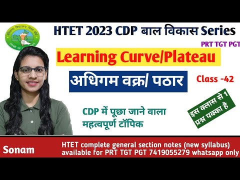 learning curve/plateau | type of learning curve|अधिगम वक्र| अधिगम पठार ...