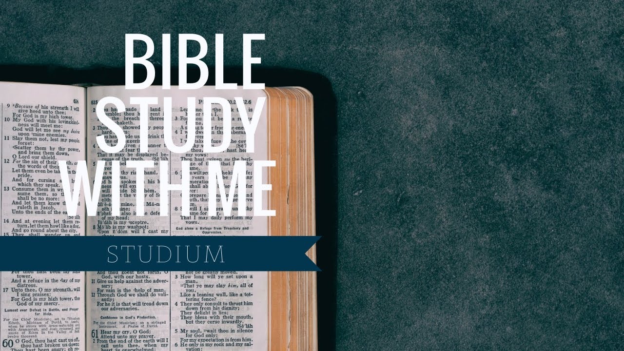40 Minute BIBLE Study With Me!! (Bonus Video) // *Bible study note ...