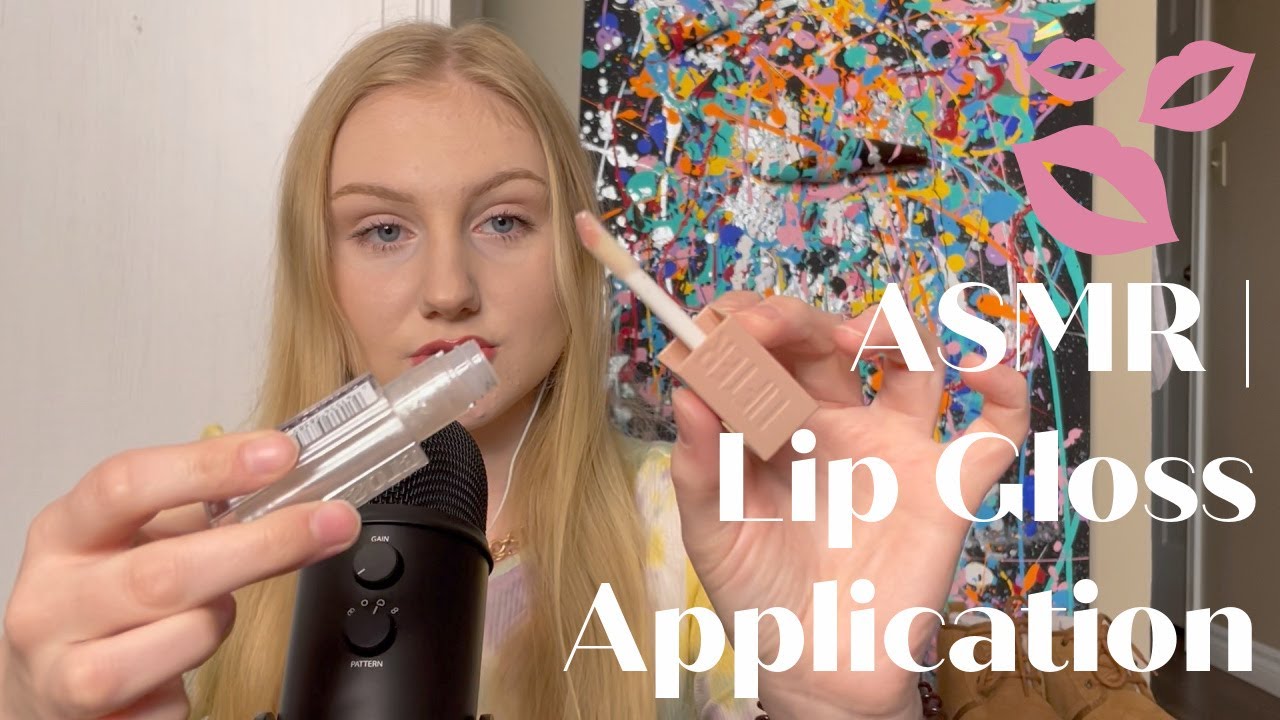 ASMR | Lip Gloss Application - YouTube