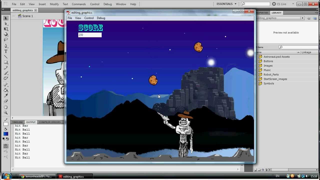 My First Flash Game - YouTube