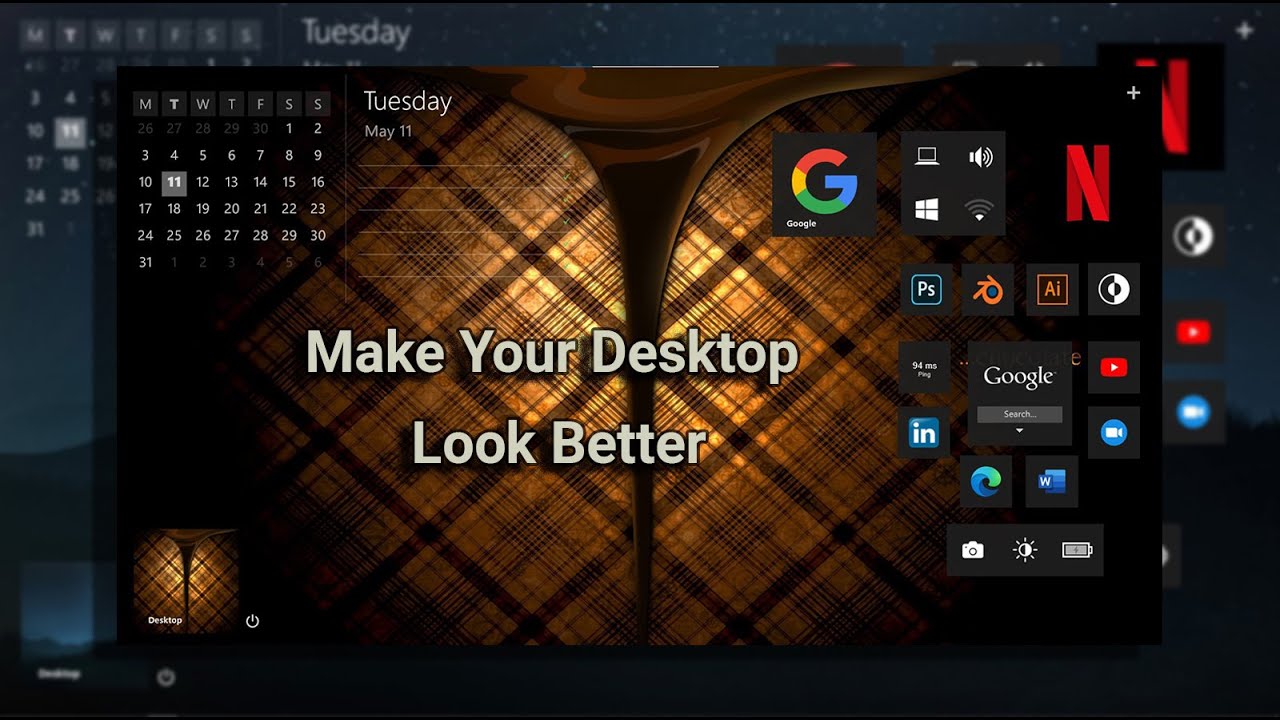 Windows 10 Customization 2022 | Make your desktop screen look better ...