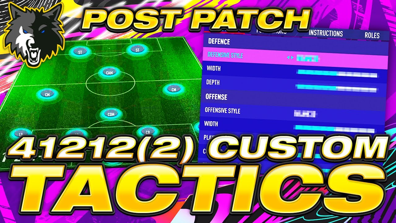 BEST NEW PATCH 41212(2) CUSTOM TACTICS - FIFA 21 ULTIMATE TEAM BEST ...