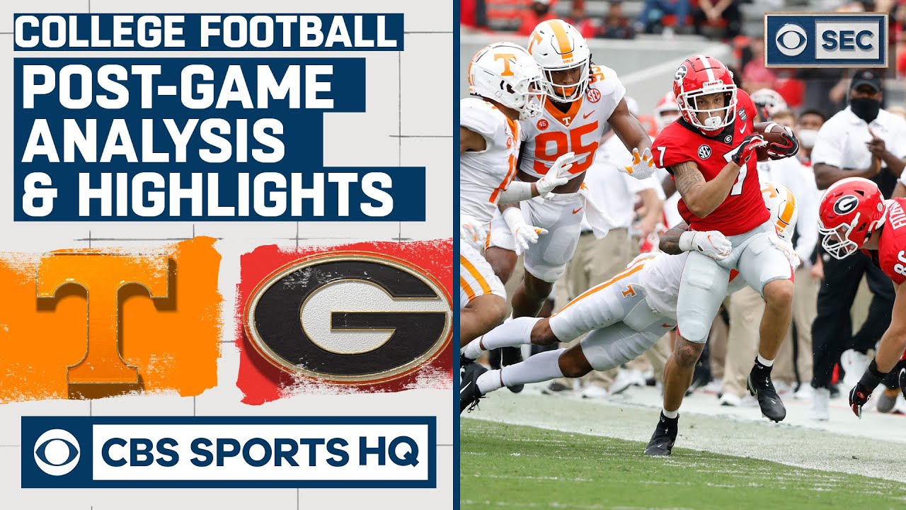 #14 Tennessee vs #3 Georgia Post Game Analysis & Highlights | CBS ...