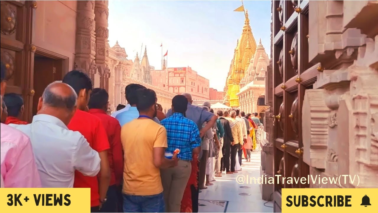 Kashi Vishwanath Darshan from Ganga Dwar Gate1 with Mobile Near Temple ...