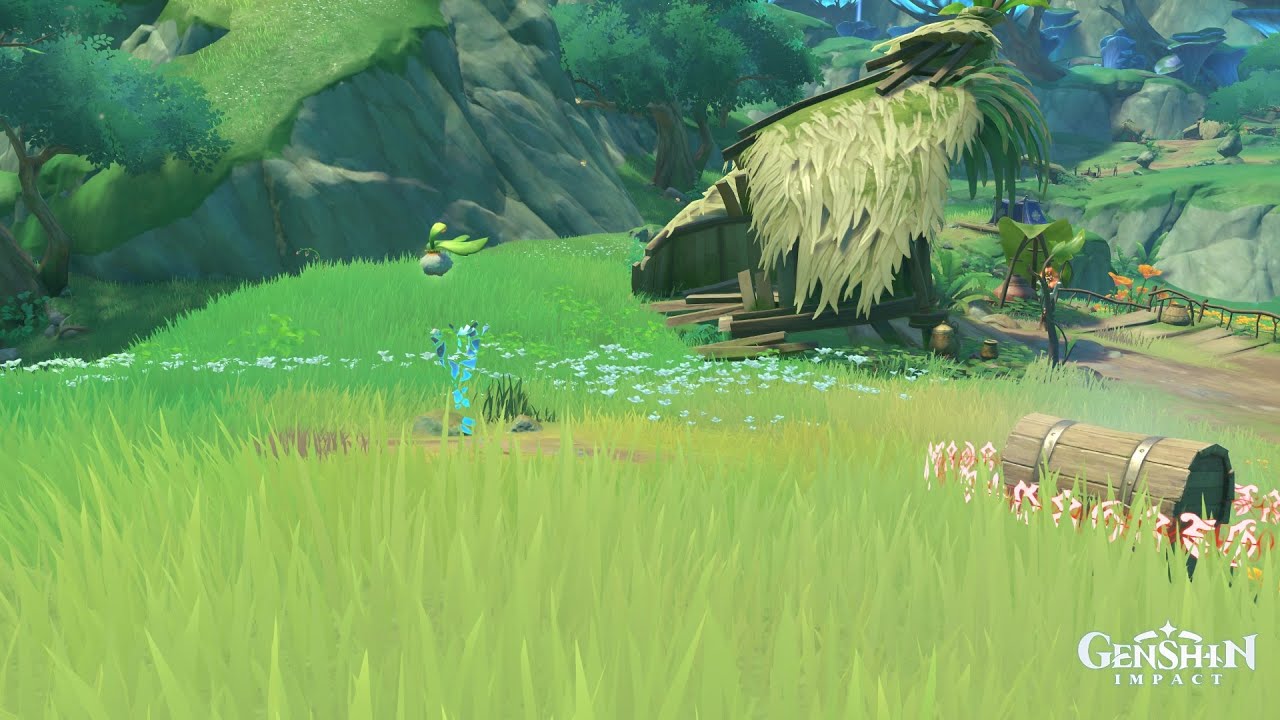 Invisible Pyro Torch Puzzle - North East of Sumeru City - YouTube