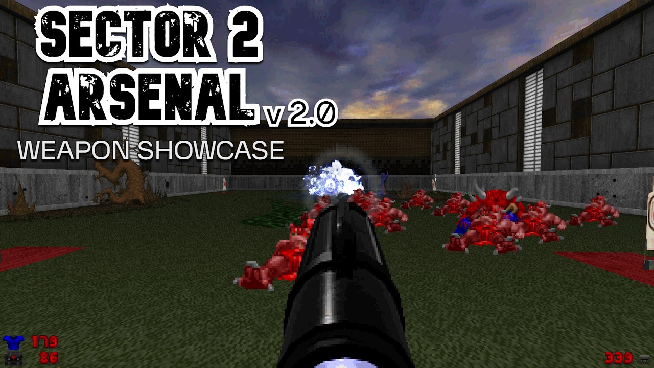 Doom mod weapon showcase: Sector 2 Arsenal v2.0 - YouTube