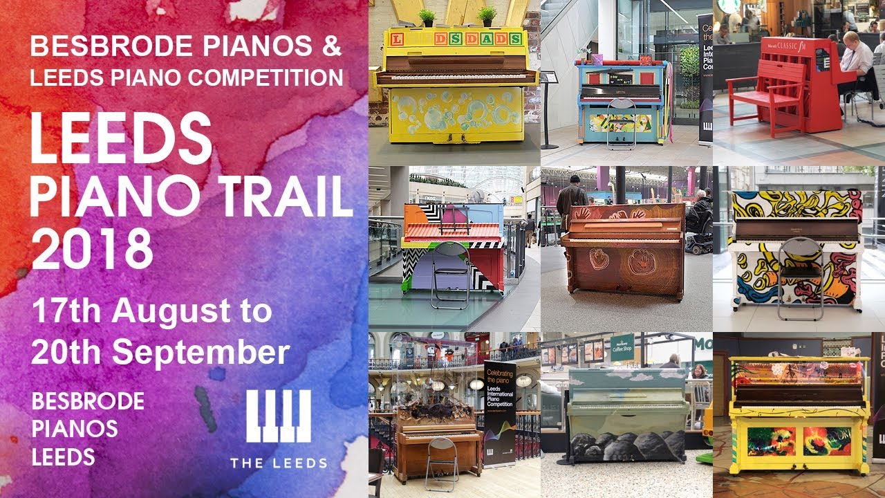 Leeds Piano Trail 2018 - Exploding Piano at The Corn Exchange Designed ...