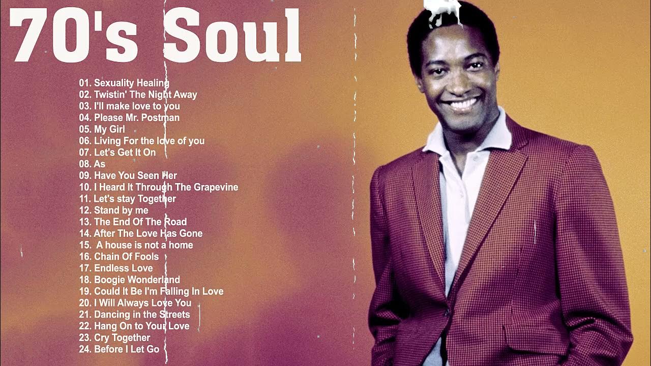 70's Soul Sam Cooke, Marvin Gaye, Al Green , Phylis Hyman, Luther ...