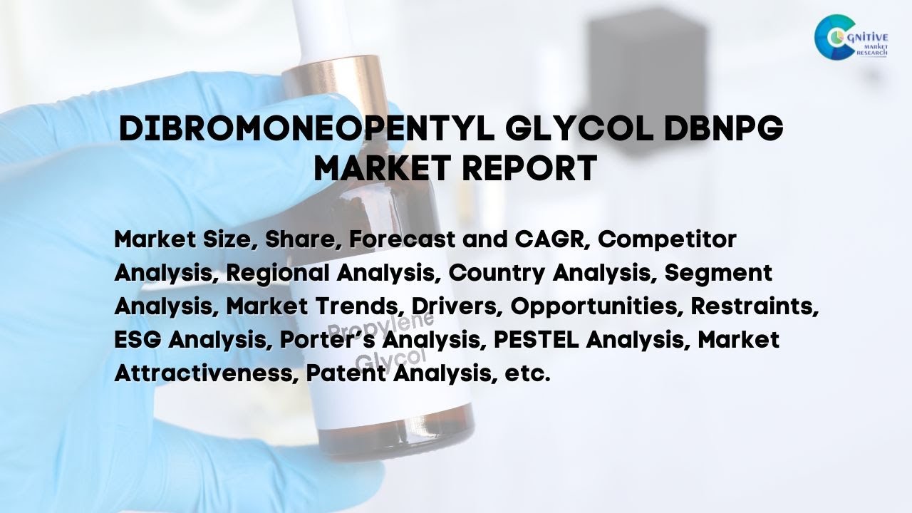 Dibromoneopentyl Glycol DBNPG MARKET Report 2024 - YouTube