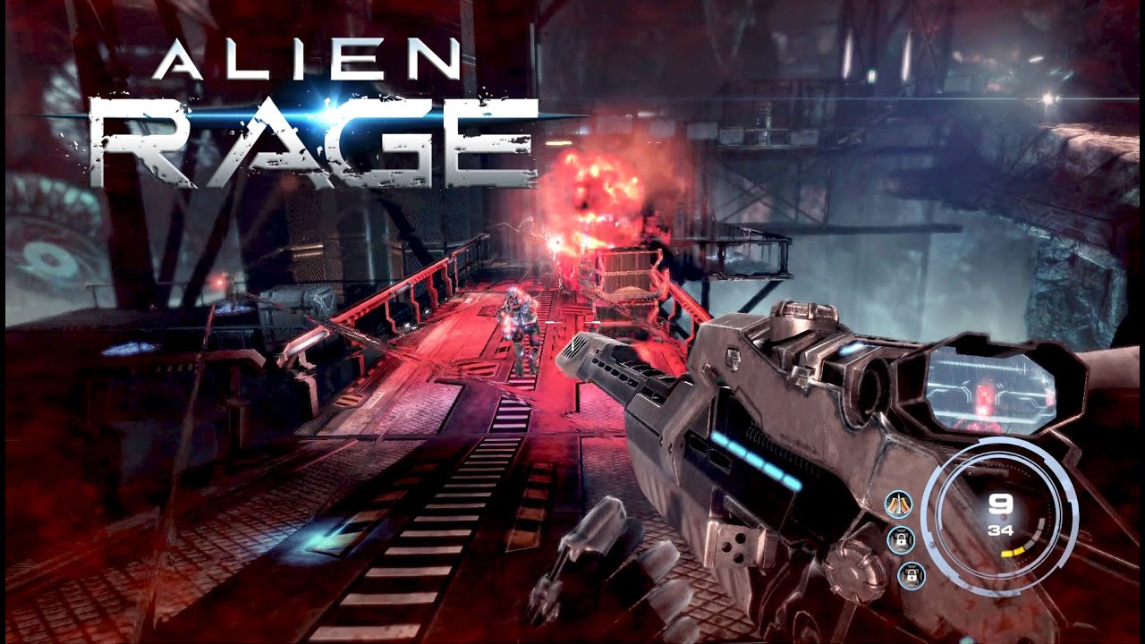Alien Rage - Test \ Review - DE - GamePlaySession - German - YouTube