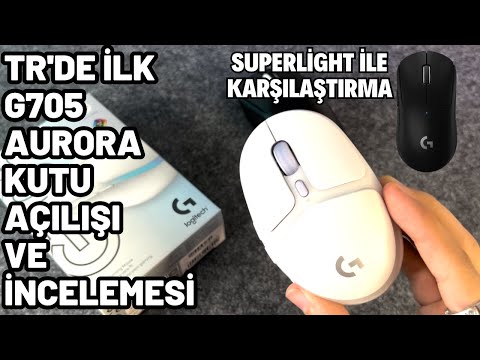 TR'DE İLK LOGİTECH G705 AURORA KUTU AÇILIŞI, İNCELEMESİ VE OYUN TESTİ (SUPERLİGHT İLE KARŞILAŞTIRMA)