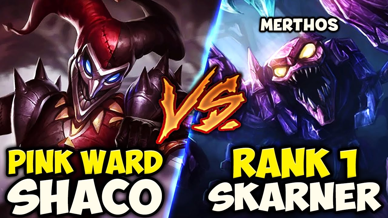 PINK WARD SHACO VS. THE RANK 1 SKARNER | (BATTLE OF THE ONE TRICKS ...