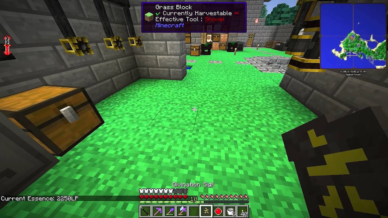 Lava Crystal and Basic Sigils - DW20(1.7.10) - 06 - Blood Magic - YouTube