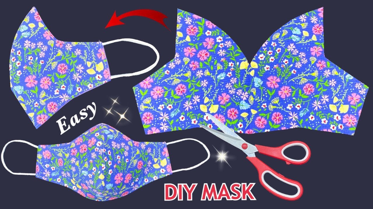 Very Easy New Style 3 Layers Mask🔥🔥Diy Breathable 3D Face Mask Sewing ...