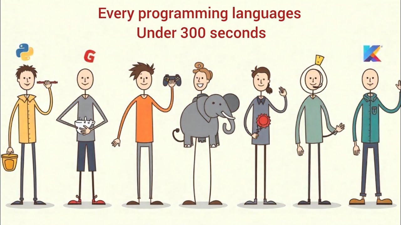 Every Programming Language Explained in 5 m || Understand Coding Fast || Programming ...