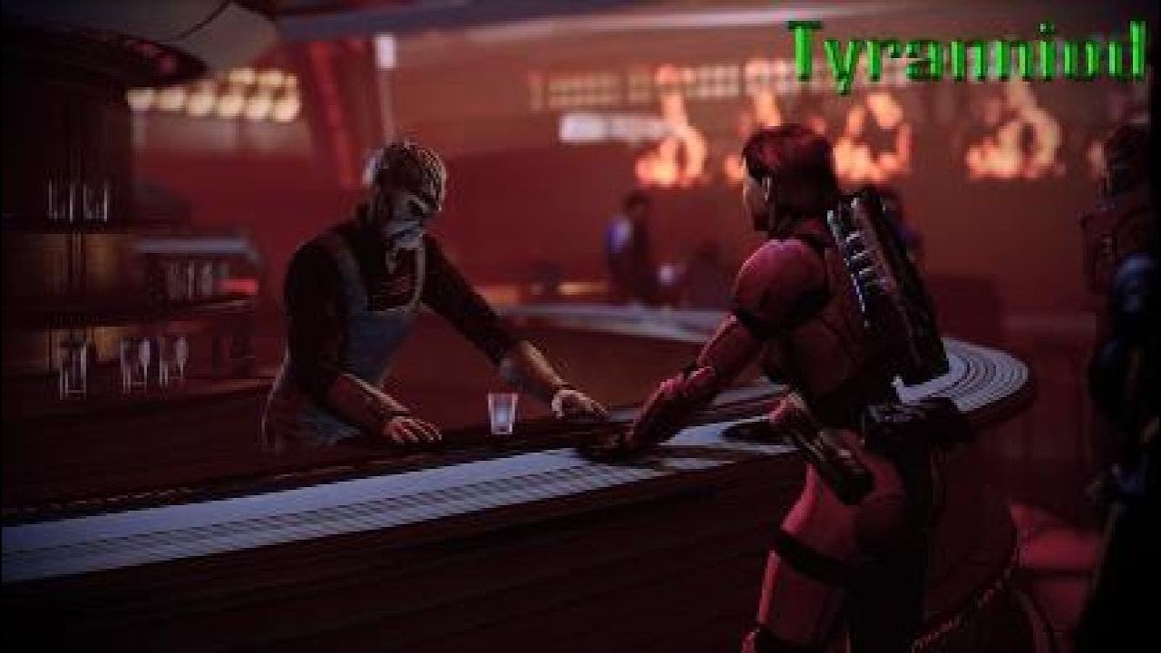 Mass effect: Legendary edition | Poisoning the batarian bartender in ...