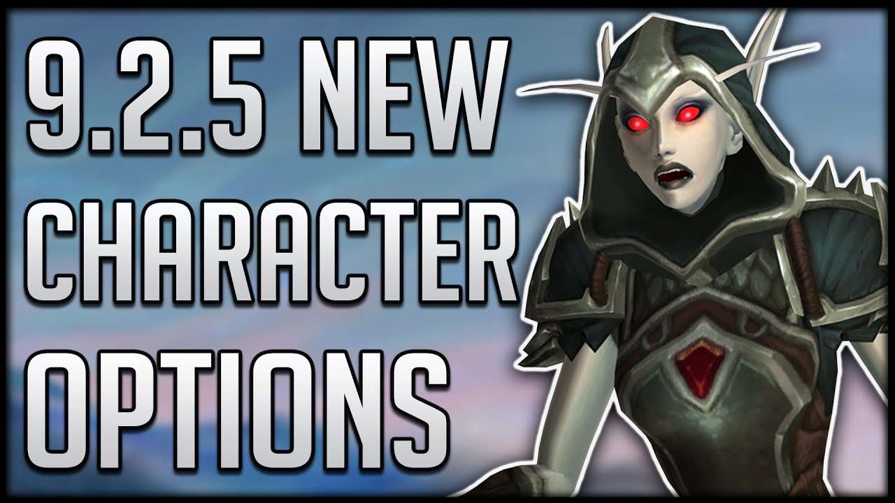 NEW Dark Ranger CUSTOMIZATION Options In Patch 9.2.5 | WoW Shadowlands ...