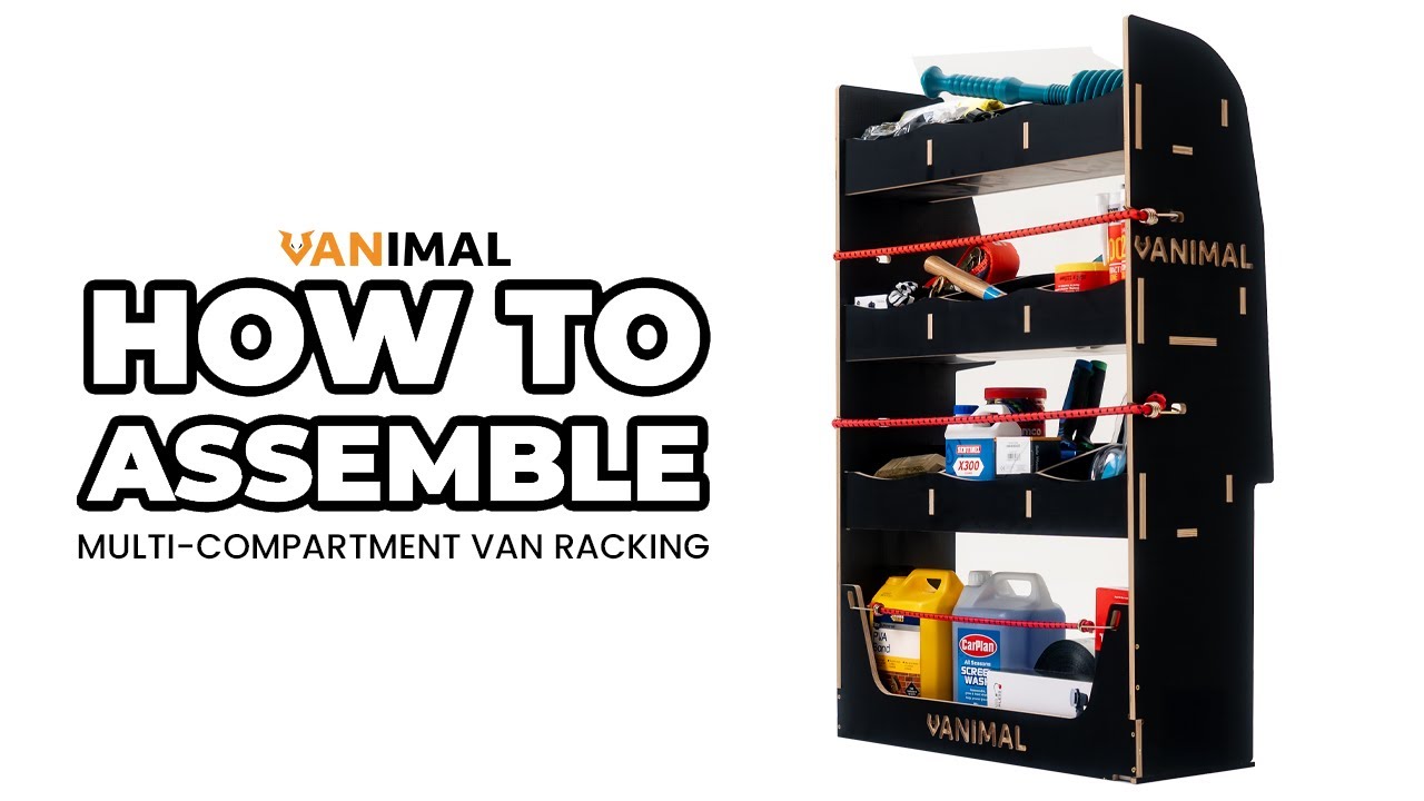 How-To Assemble Vanimal Multi-Compartment Van Racking - YouTube