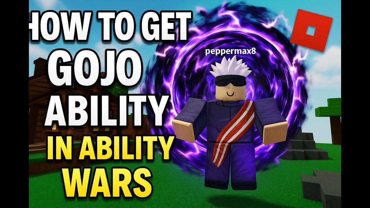 How to get Gojo ability in ability wars - YouTube