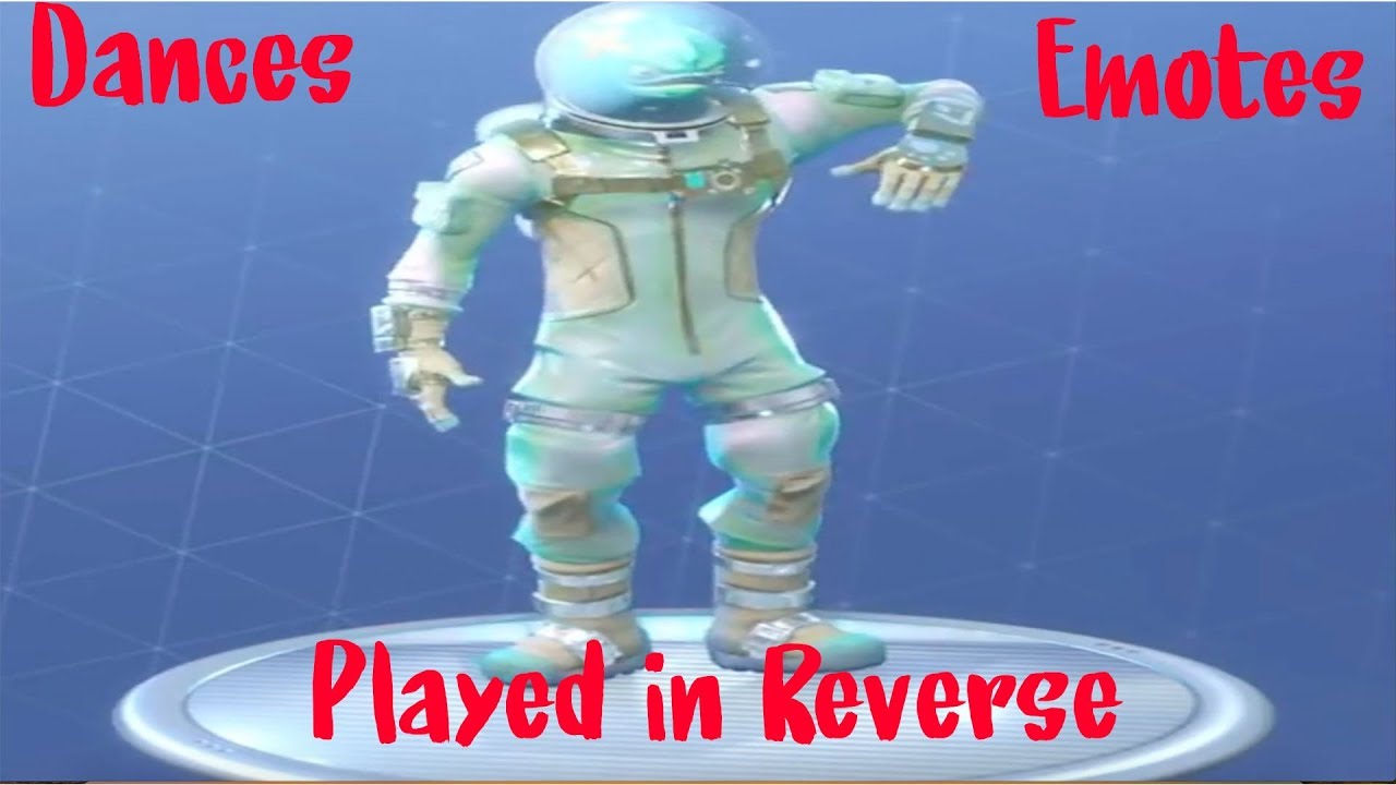 All Fortnite Emotes and Dances but played backwards - YouTube