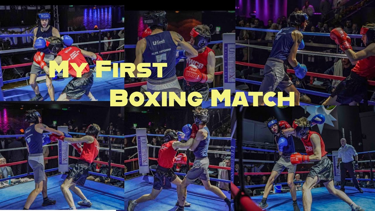 My First Ever Boxing Match alternate angle (Ultra White Collar Boxing ...