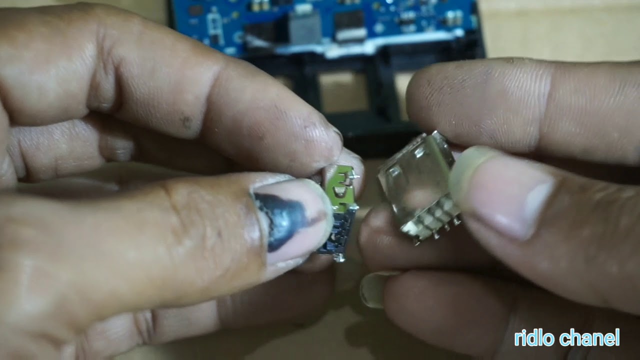 Perbaiki colokan power bank xiaomi dengan barang bekas - YouTube