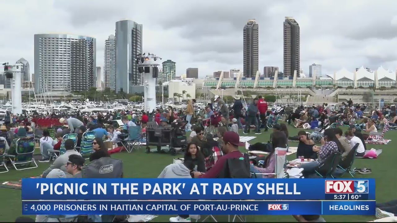 'Picnic in the Park' held at Rady Shell - YouTube